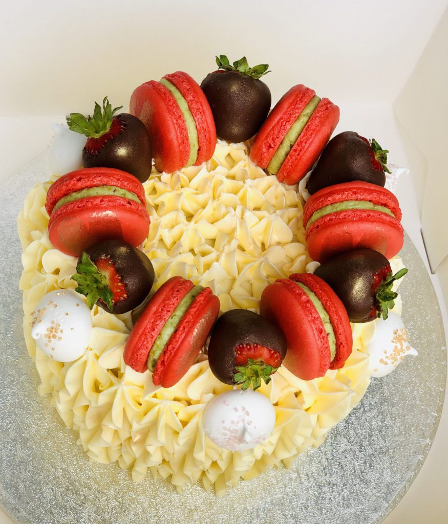 Red Velvet Macaronia™ – 8inches | 7Marvels Cakes & Macarons