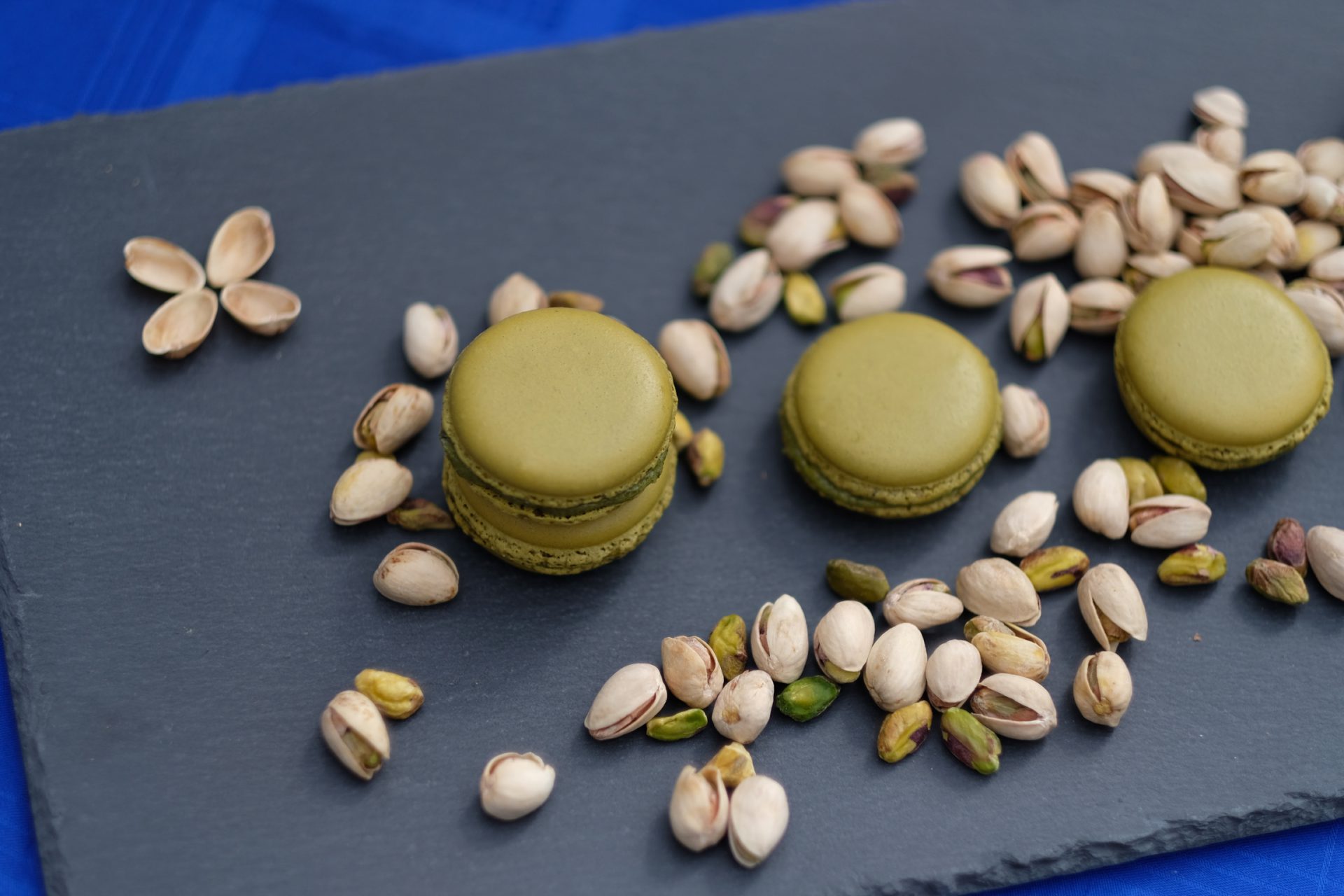 Greek Pistachio Macarons | 7Marvels Cakes & Macarons