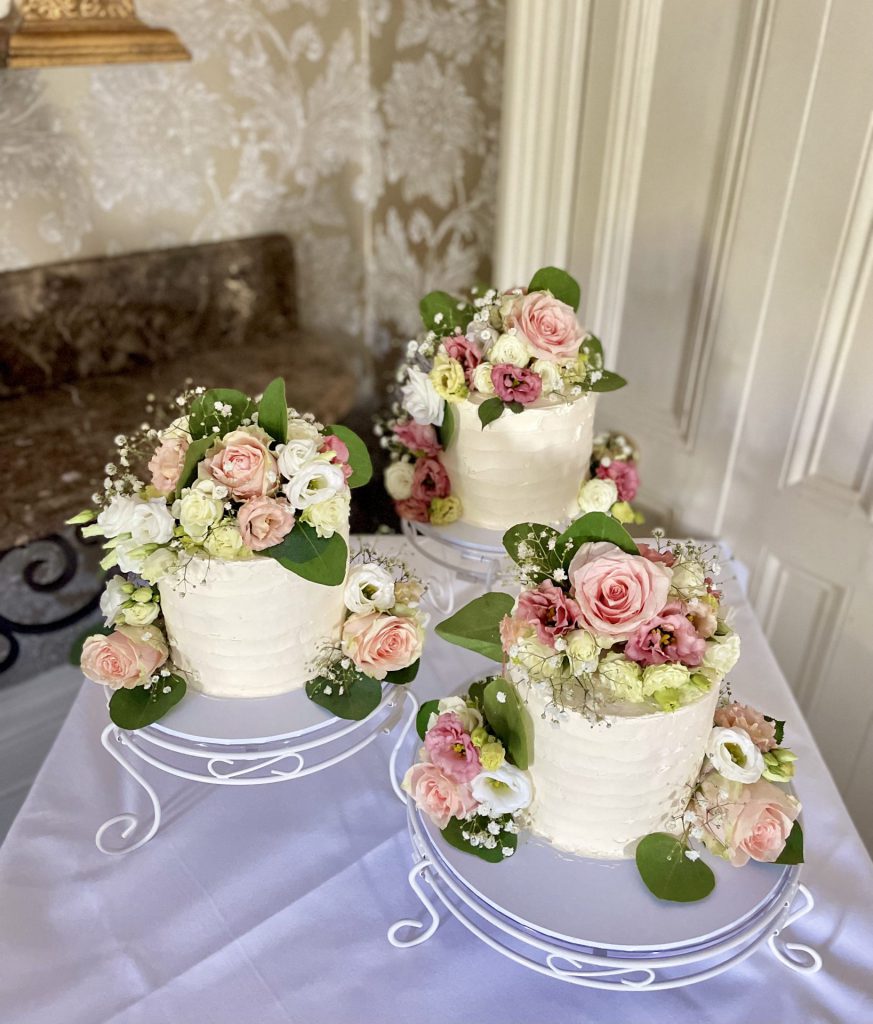 Three Wedding Cakes | 7Marvels Cakes & Macarons